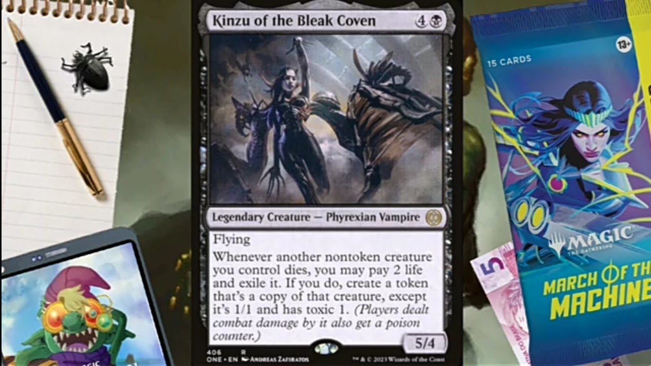 Kinzu of the Bleak Coven (commander)🐞 / mtg criação - YouTube