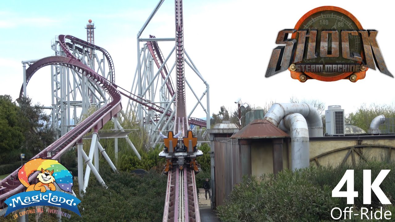 Shock - 4K Off-Ride - Rainbow MagicLand - Maurer X-Car Launch Coaster ...