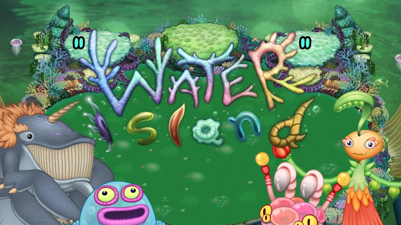 "Water" Island | Full song (Water island but it's only and every water ...