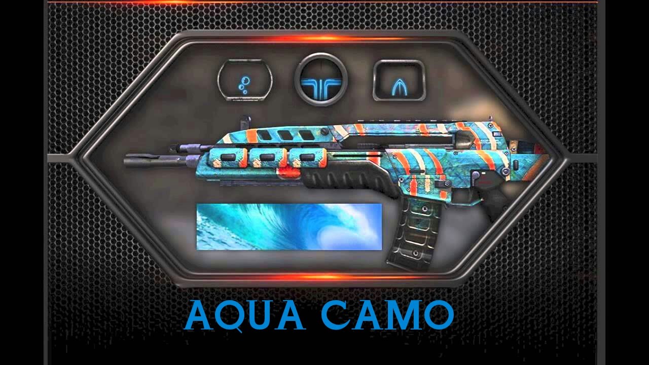 BLACK OPS 2 - AQUA CAMO - YouTube