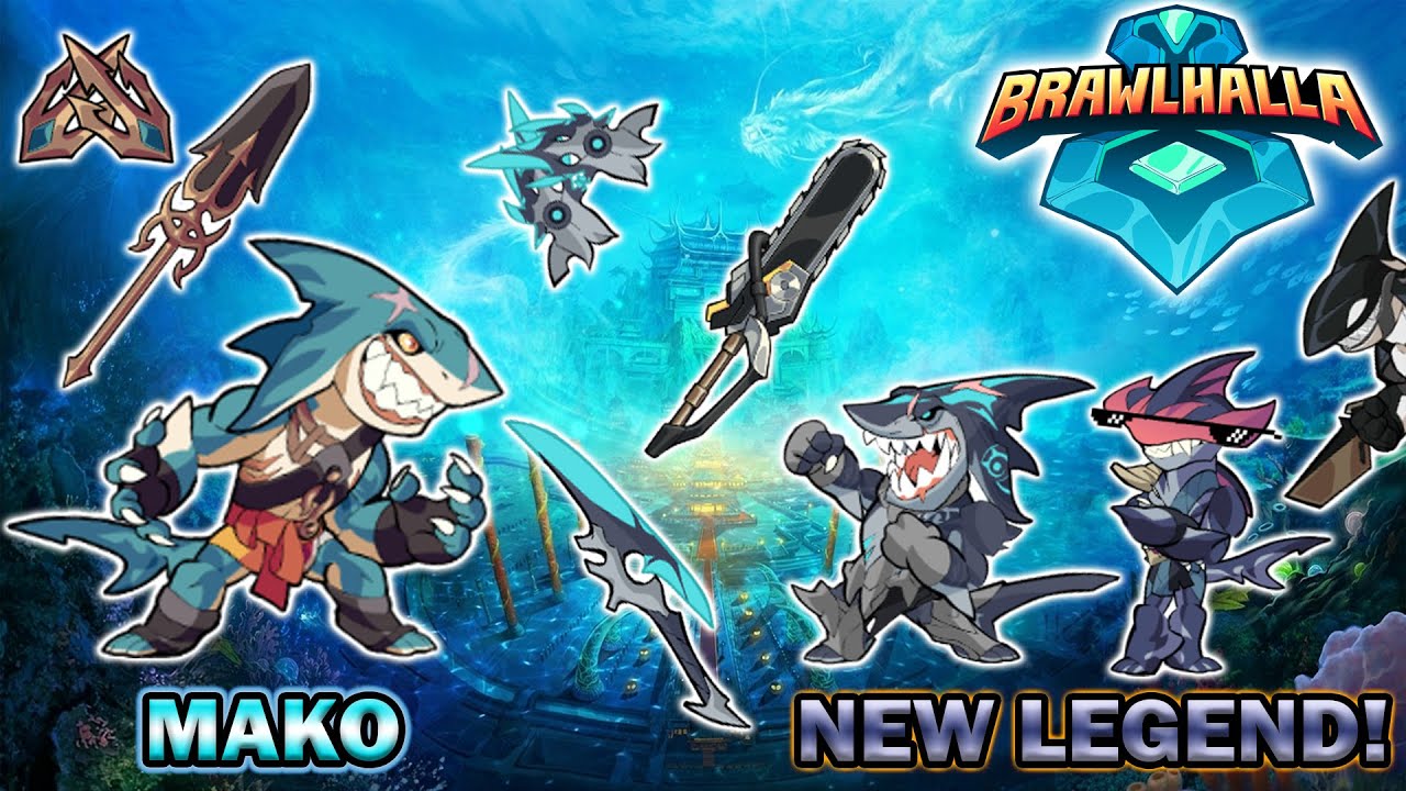 *New Legend* MAKO Is Here For A Bite!🦈 | Brawlhalla Showcase - YouTube