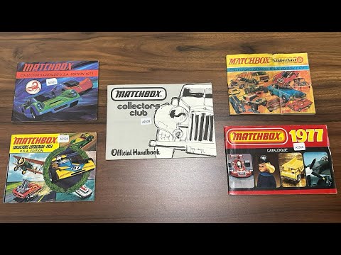 Vintage Matchbox Catalogue 1970, 1971, 1973, 1977 & Collector Club ...