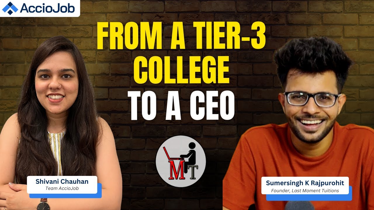 Inspiring Journey of a Tier-3 College Graduate Turned Founder ...