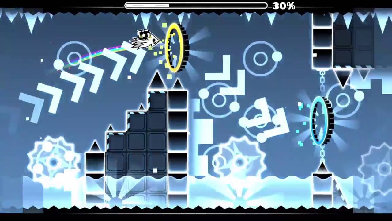 Geometry Dash Grey world BY JollyGD 7 stars - YouTube