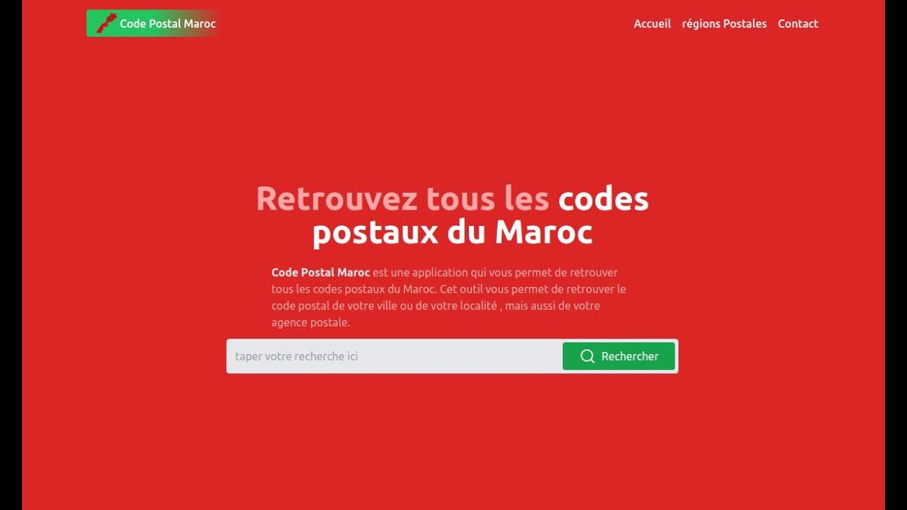Comment Trouvez rapidement les codes postaux au Maroc 🇲🇦 ! - YouTube