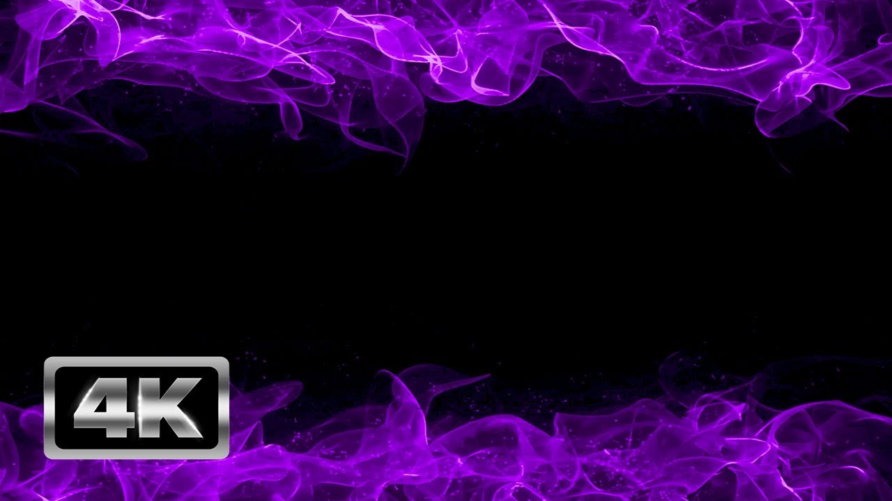 Purple Fire Screensaver – 1 Hour Relaxing Animated Backdrop Video 4K ...