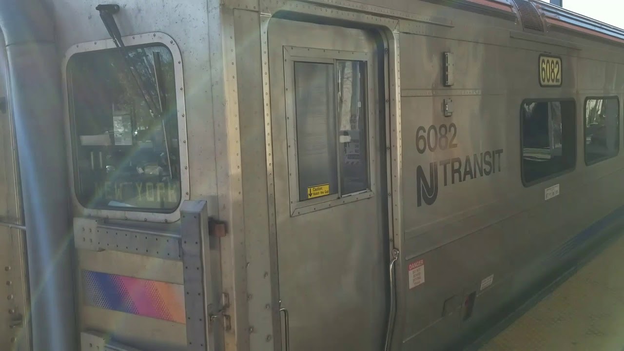 New Jersey Transit Comet V Cab Car Bell Sound @ Long Branch - YouTube
