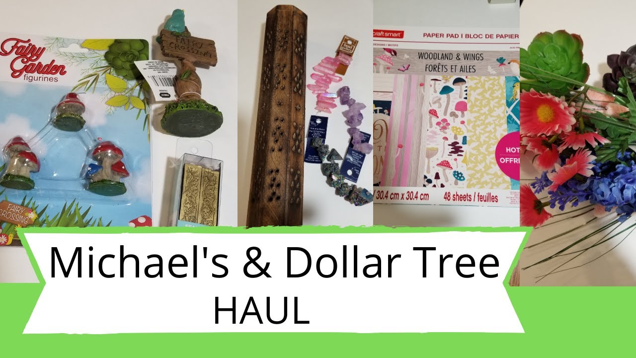 Michael's & Dollar Tree haul 2020 - YouTube
