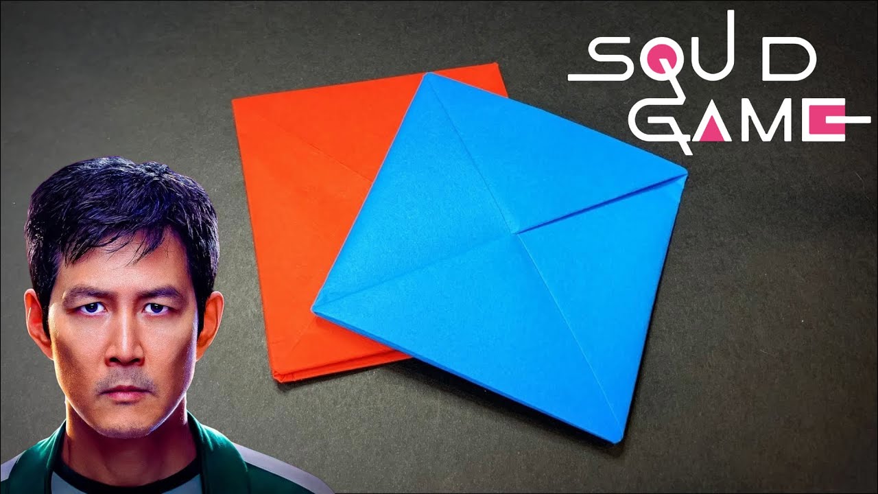 Ddakji Basteln | Squid Game Basteln | Squid Game Spiele Basteln - YouTube