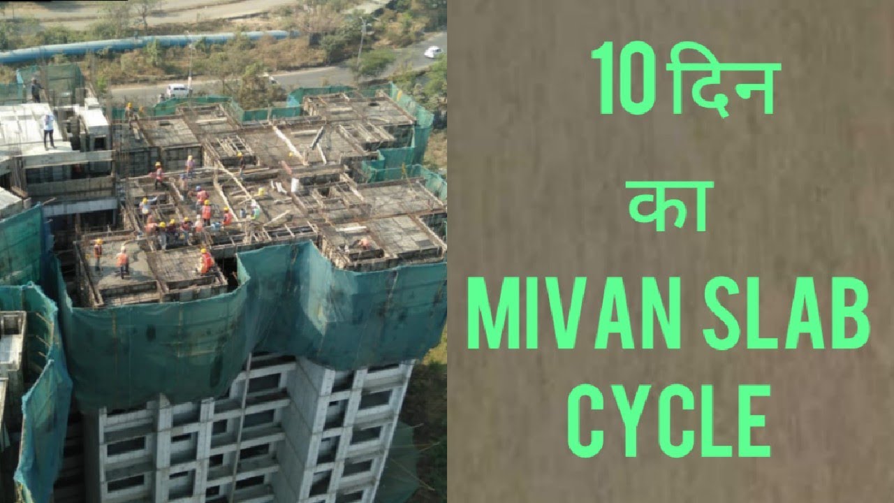10 days Mivan slab cycle process day by day work/Mivan का 10 दिन का ...