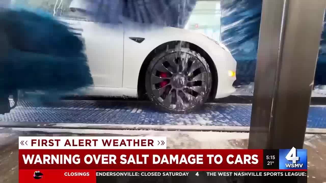 Warning over salt damage to cars - YouTube