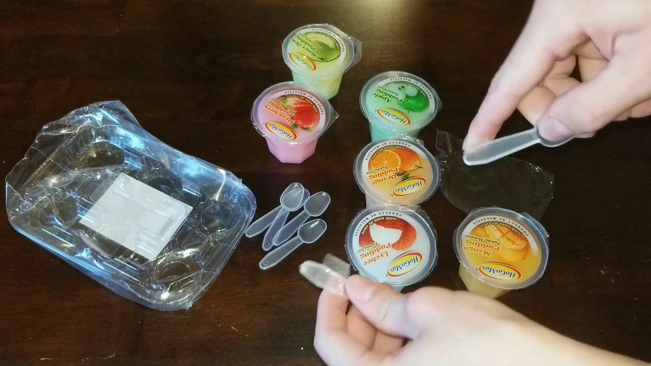 Fruit Flavored Pudding From Malaysia - YouTube