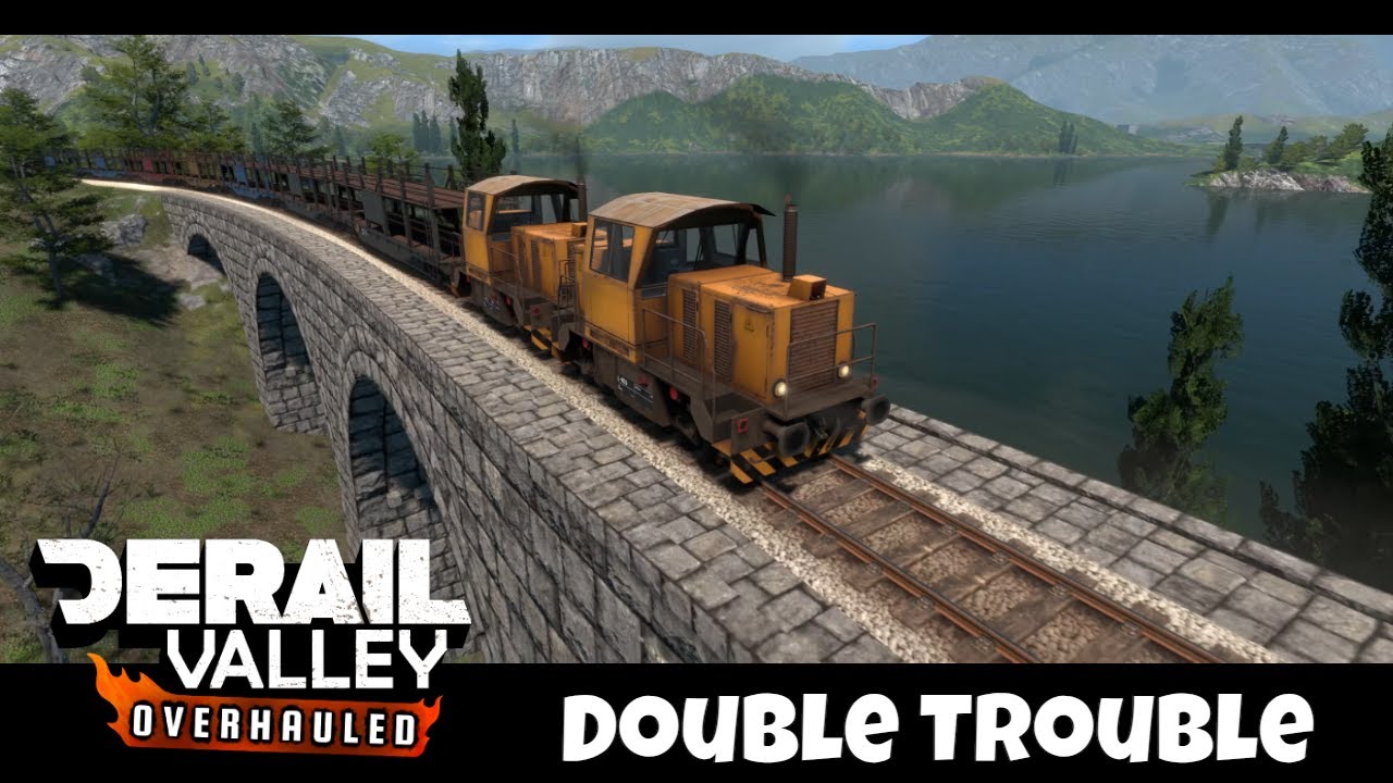 Derail Valley Episode 6 - Mini Double Header - My first MU lashup - YouTube
