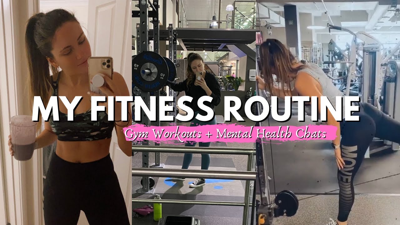 My Fitness Routine || Gym workout's + How I stay toned // Mental Health ...