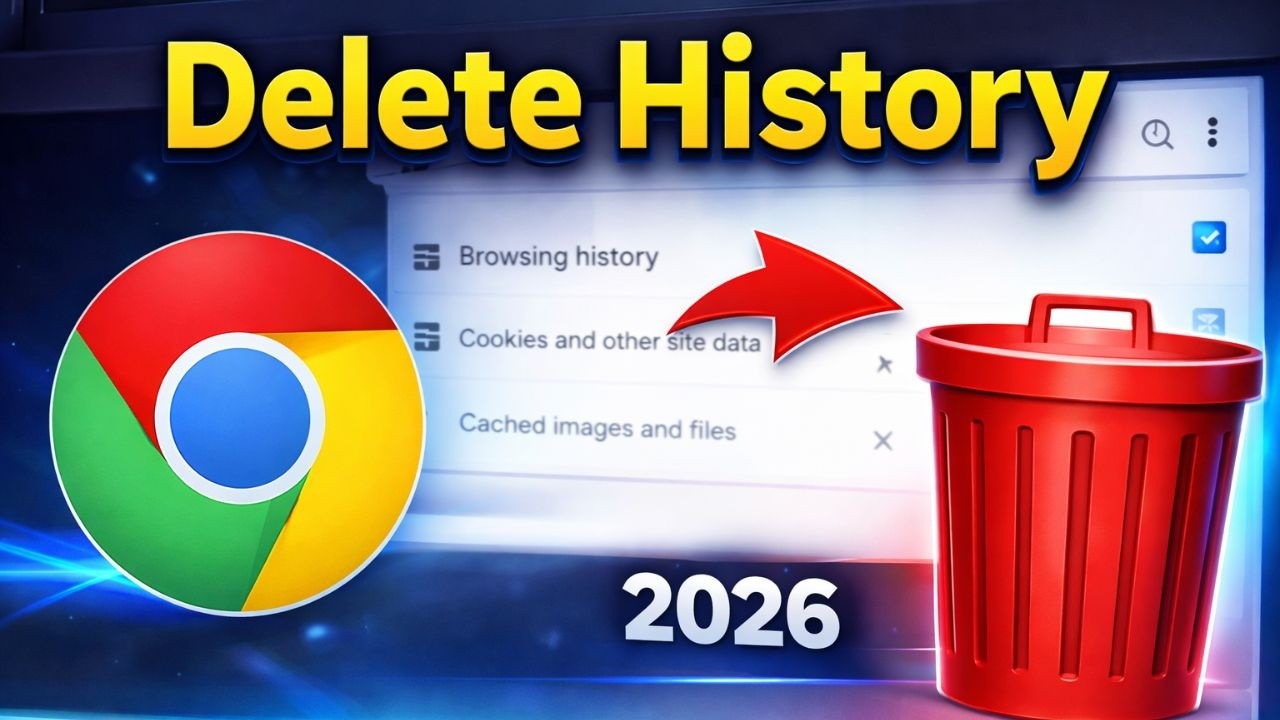 How to Delete All Browsing History on Google Chrome (2026) - YouTube