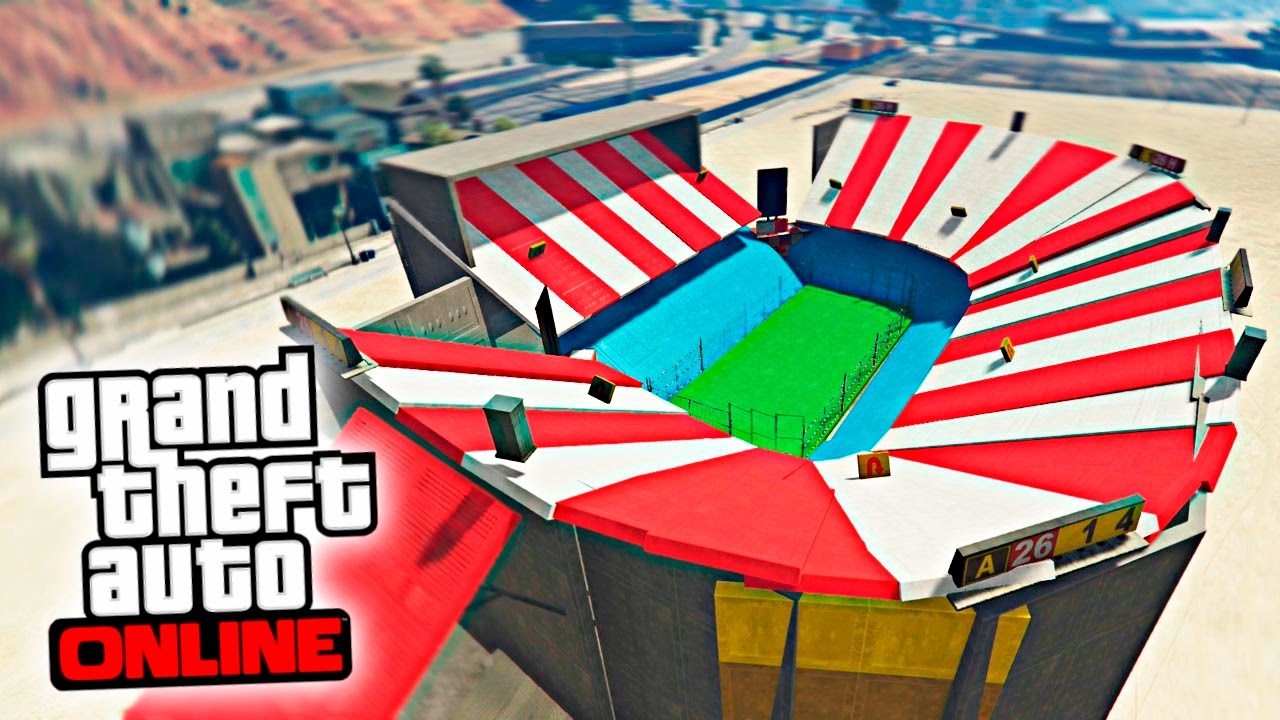 EL ESTADIO VICENTE CALDERÓN EN GTA! - GTA V Online PS4 (GTA 5 Online ...