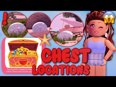 ALL CHEST LOCATIONS IN DIAMOND BEACH || Royale High Update - YouTube