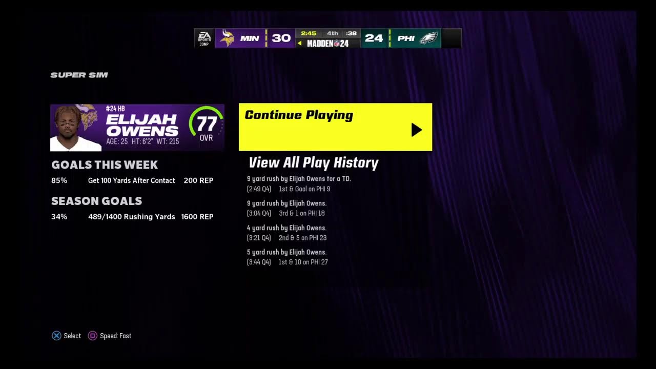 NFL 24 RB Viking’s (Lil whoop) - YouTube