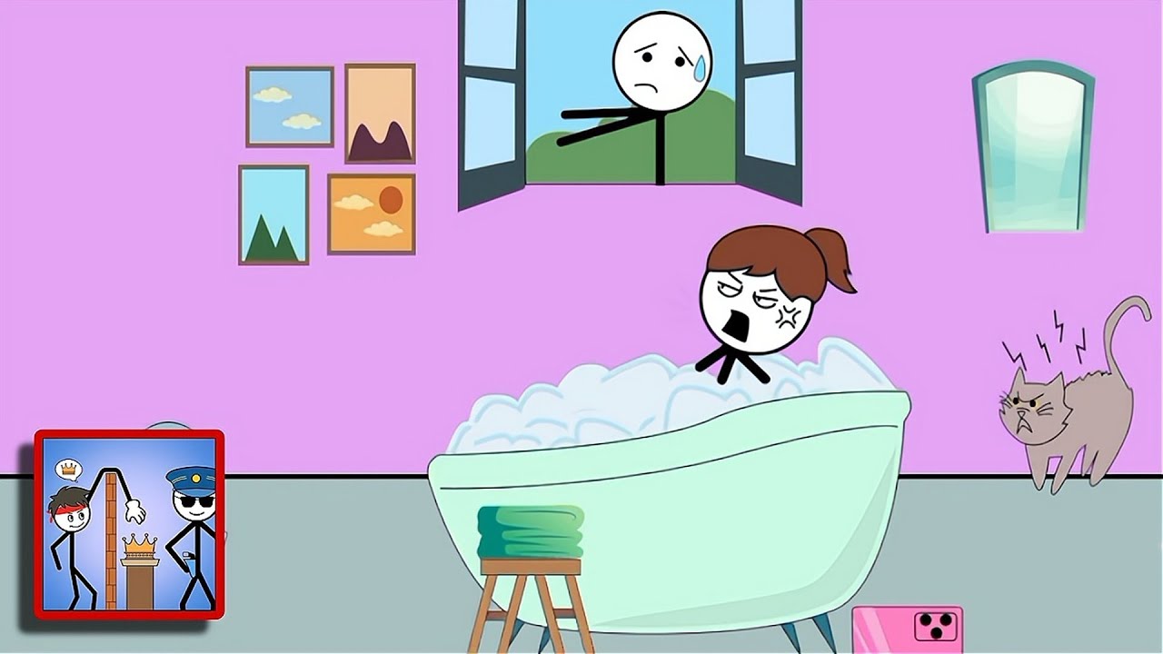 Thief Challenge: Swipe & Steal - All Levels 1-50 - Funny Stickman ...