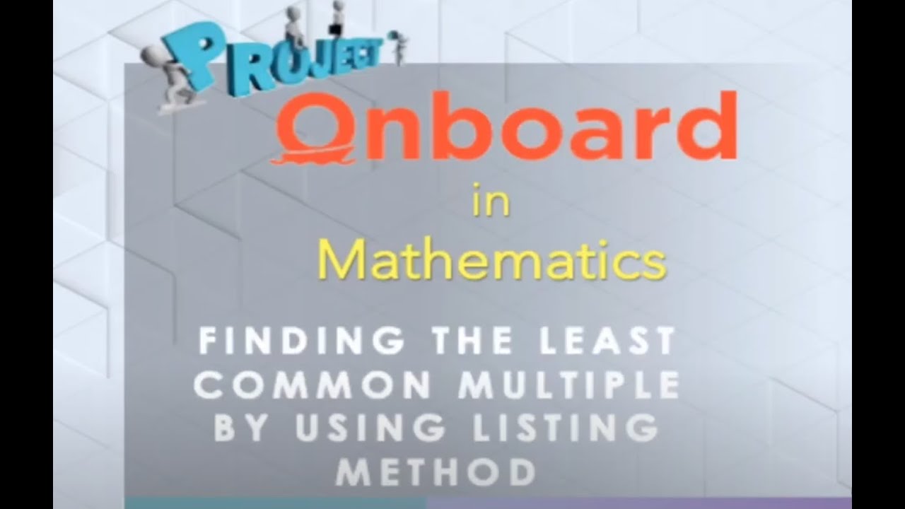 Finding Least Common Multiple (LCM )using Listing Method - YouTube