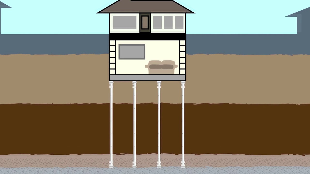 Push Pier Installation (Trailer) - YouTube