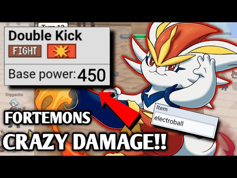 "DOUBLE KICK" CINDERACE IS ACTUALLY GOOD IN FORTEMONS | POKEMON SCARLET ...