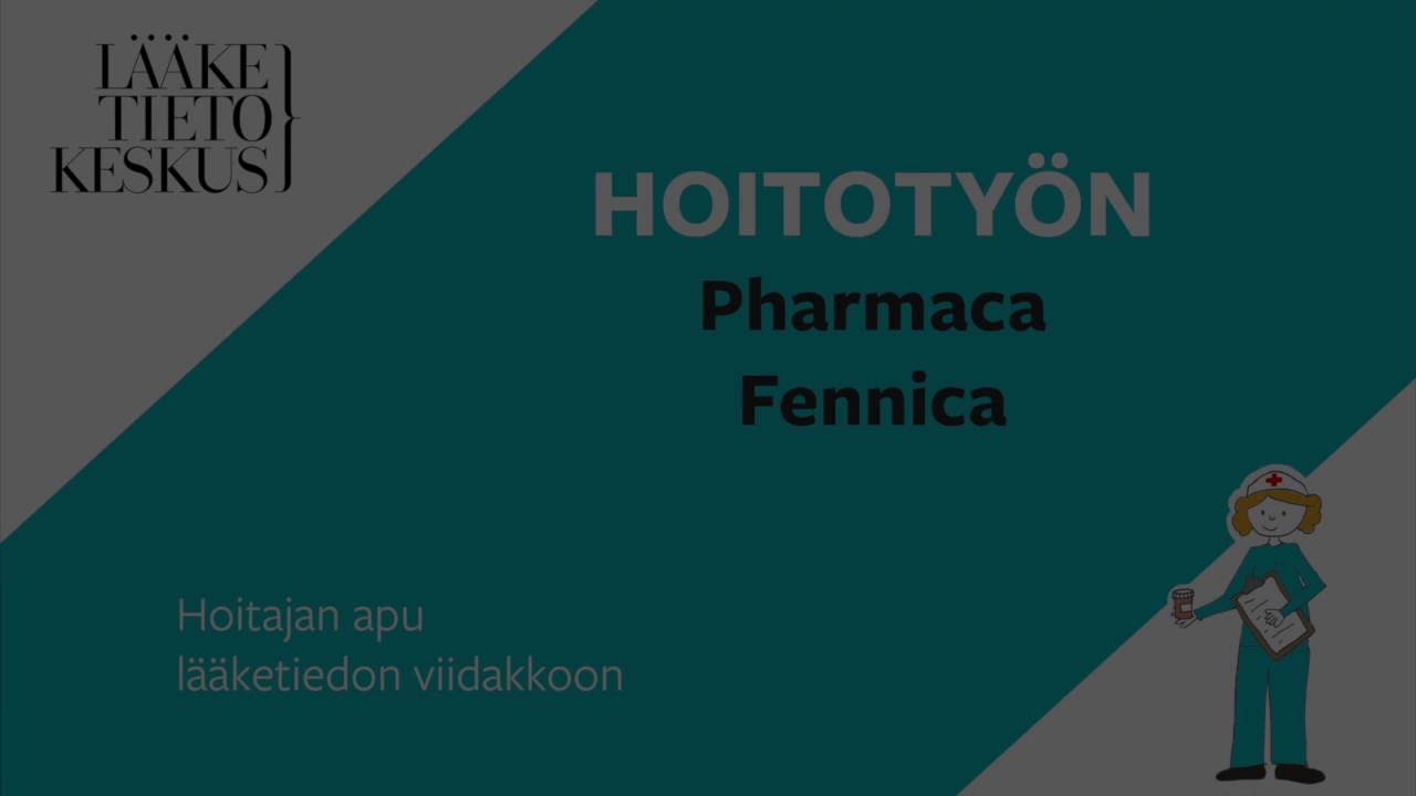 Hoitotyön Pharmaca Fennica -verkkopalvelu - YouTube