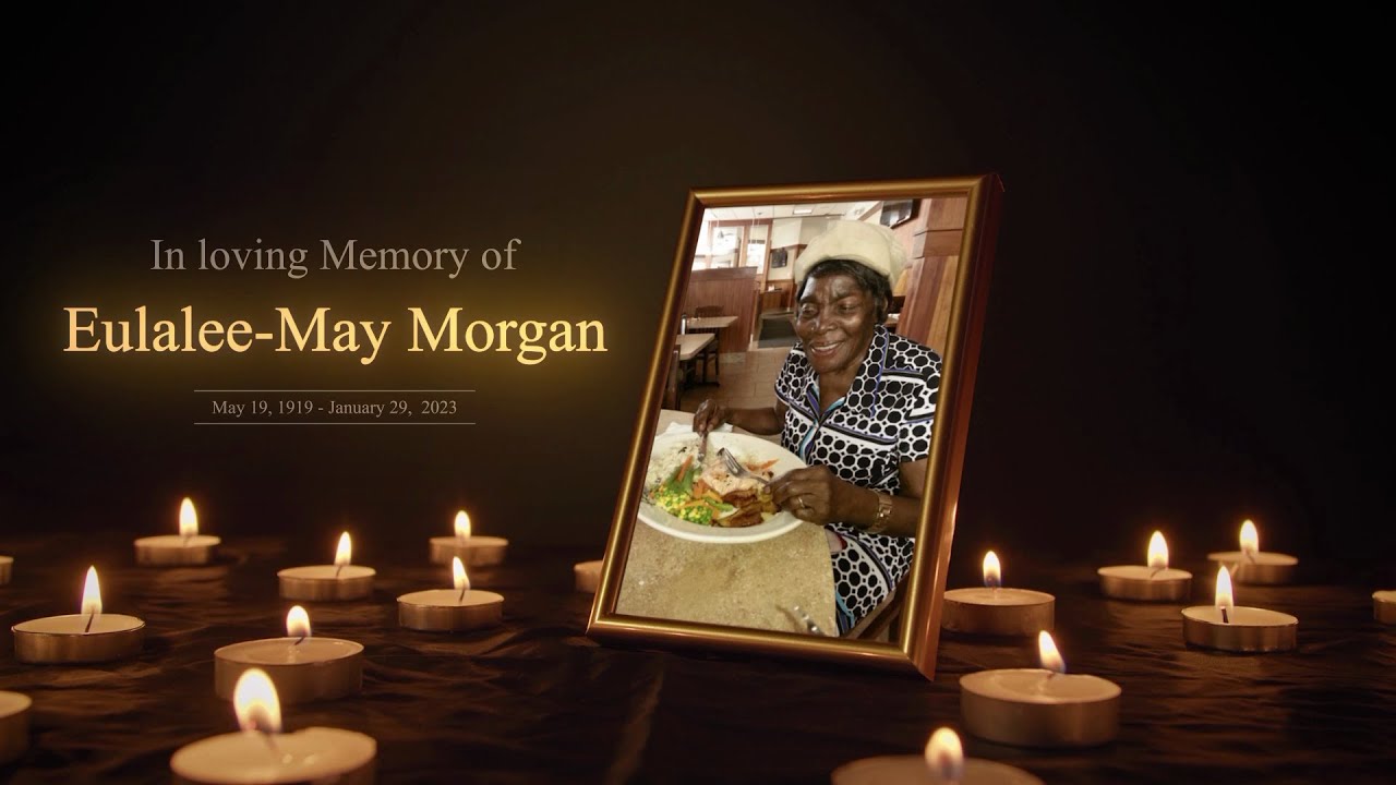 Celebrating the Life of Eula-Lee Morgan (nee Gordon) - YouTube