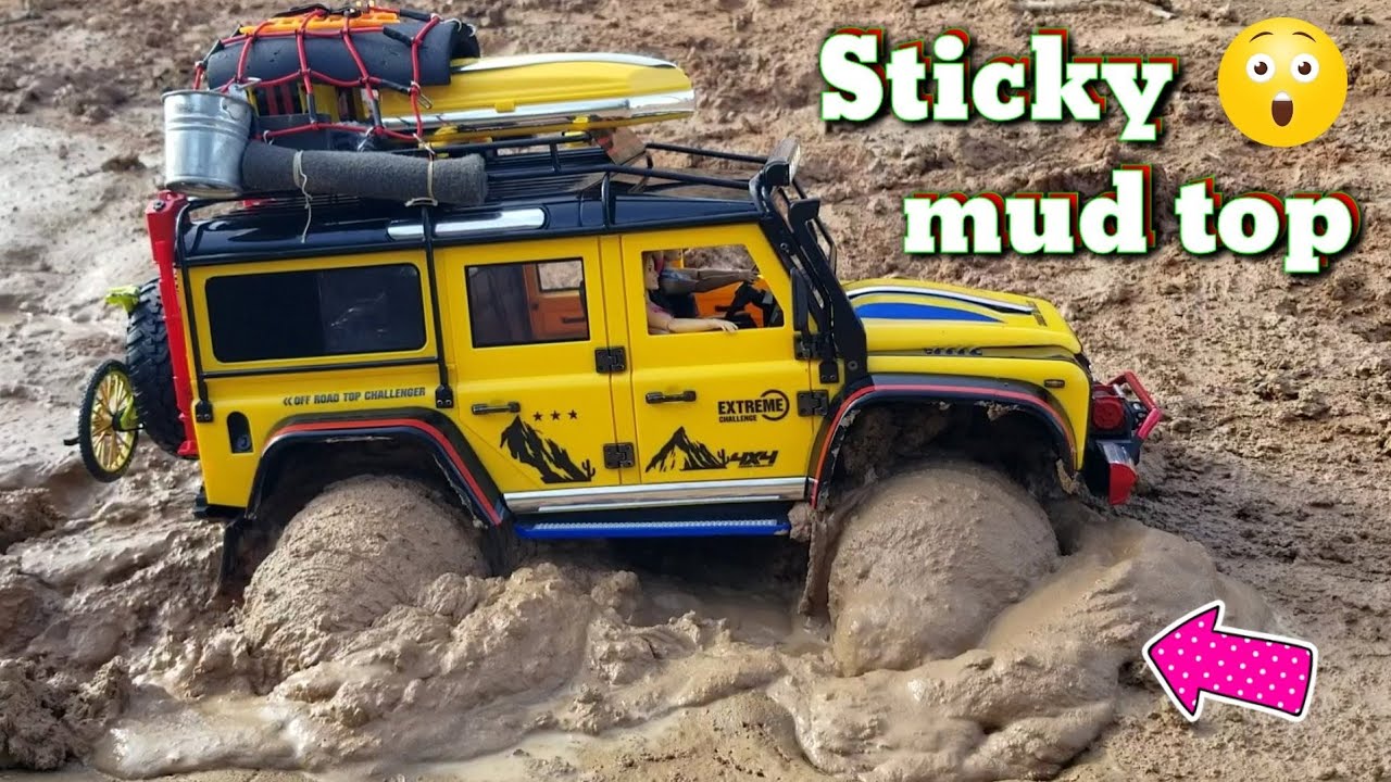 Down this sticky mud and can not go back. Rc Car Off Road Traxxas Trx4 ...