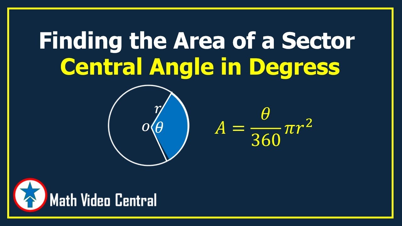 Area of a Sector | Geometry | Math Video Central - YouTube
