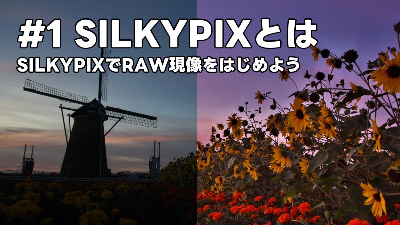 SILKYPIXでRAW現像をはじめよう #1 SILKYPIXとは - YouTube