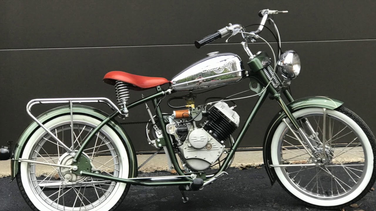 1951 Whizzer Sportsman - YouTube