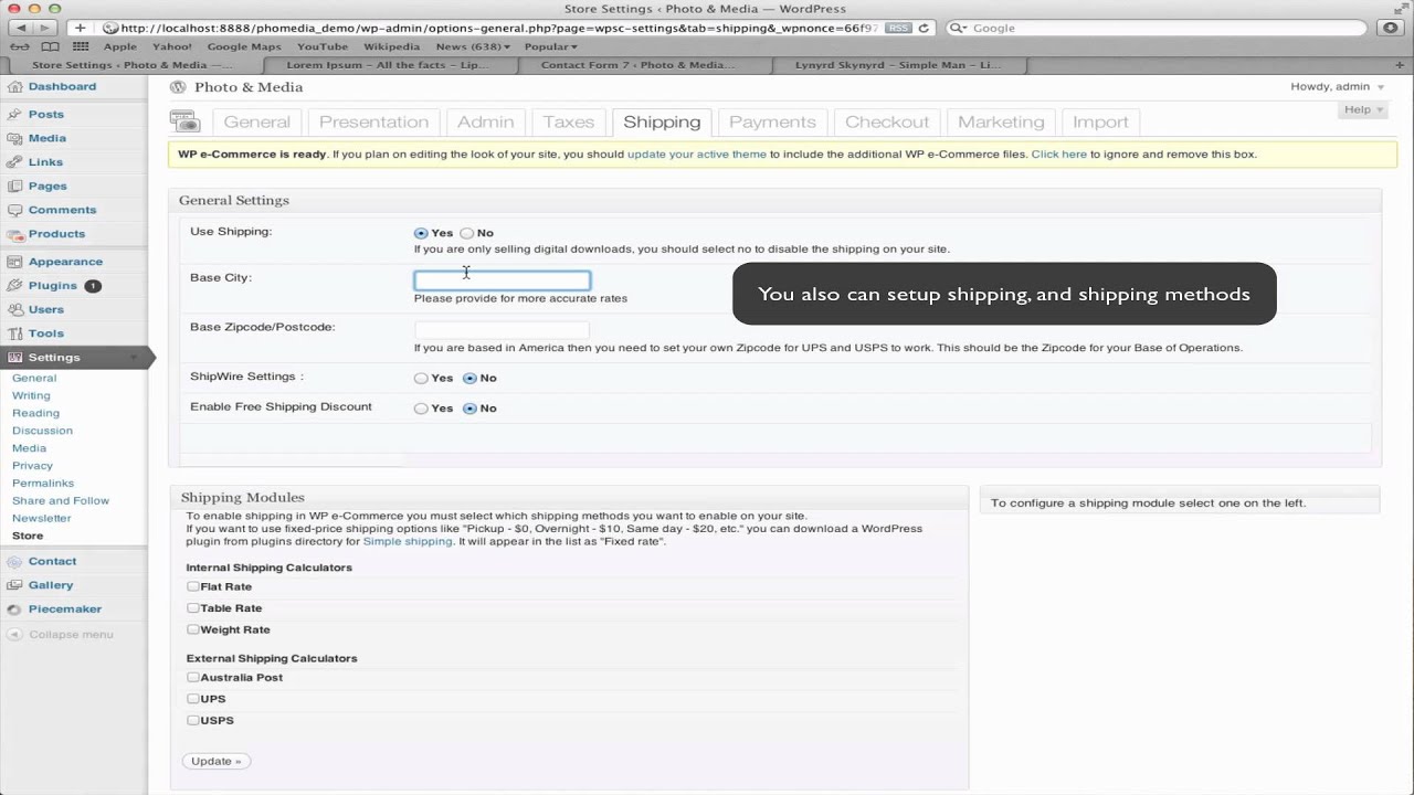 Setting up store with phomedia wp-e-commerce theme part 2 - YouTube