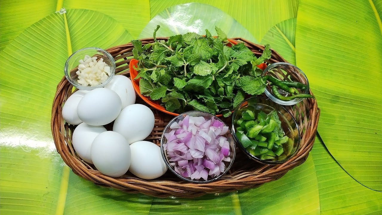 Dim pudina curry recipe |Pudina egg masala curry by happy with Gopa ...