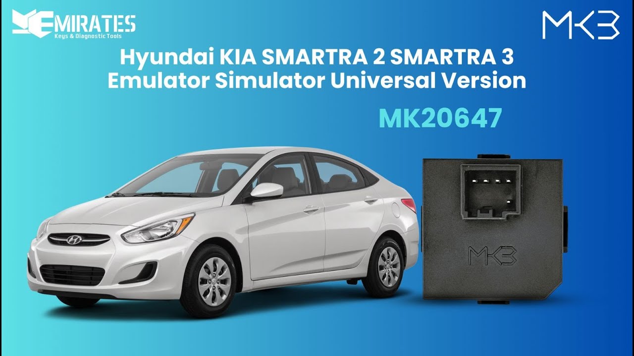How To Connect And Program Hyundai KIA SMARTRA 2-3 Emulator Simulator ...