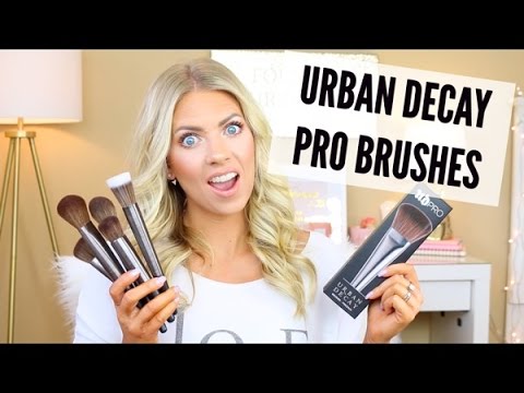 Urban Decay PRO Brushes Full Collection | Unboxing | Vlogtober Day 11 ...