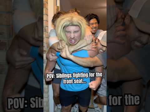 Siblings fighting for the front seat… #theboys #viral #shorts #siblings #epix