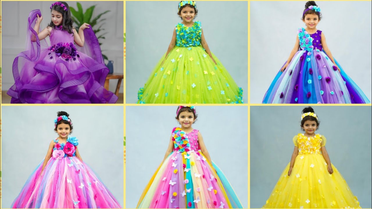 cute little baby frocks designs/party wear frocks/kids frocks models ...