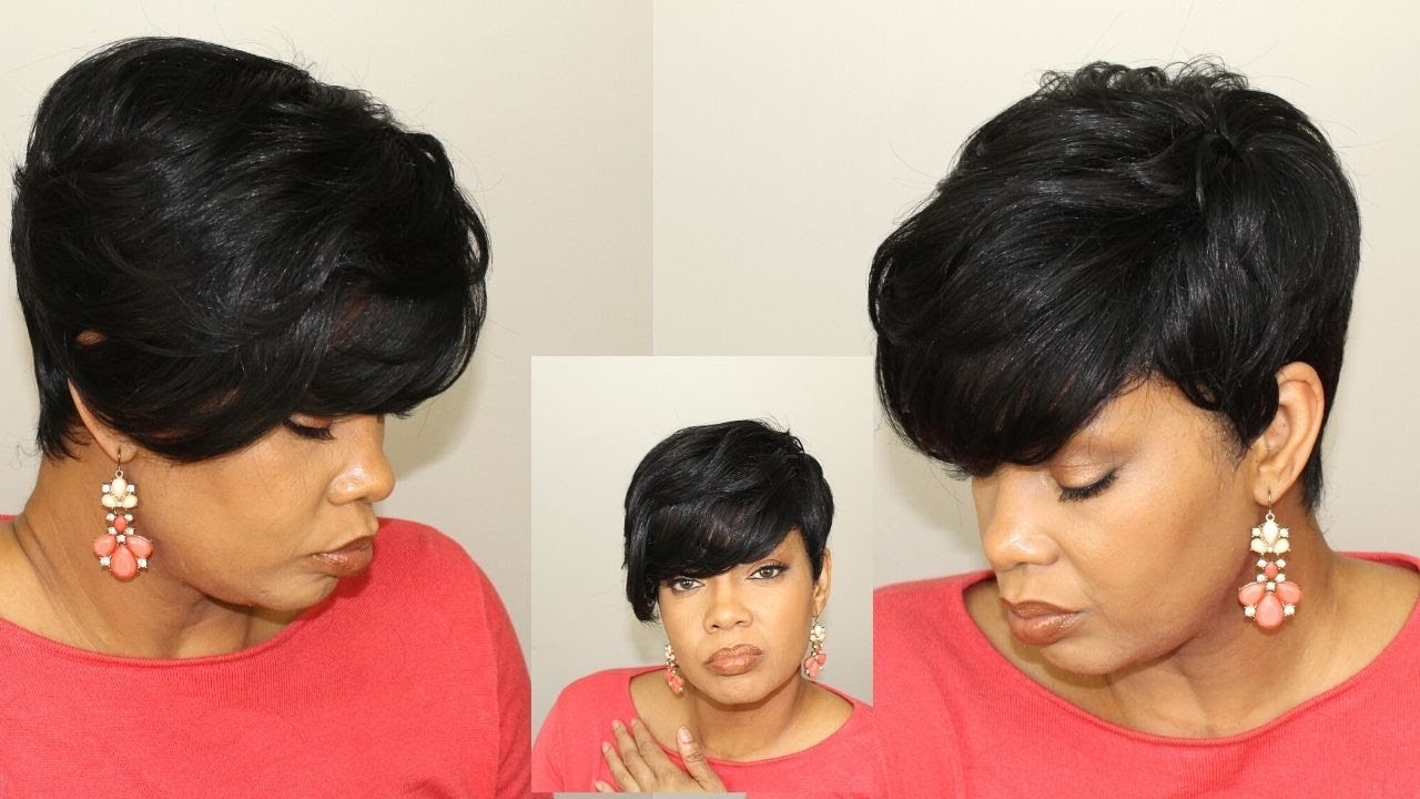 $13 Affordable Short Cutie! OUTRE WIGPOP SYNTHETIC FULL WIG LEORA - YouTube