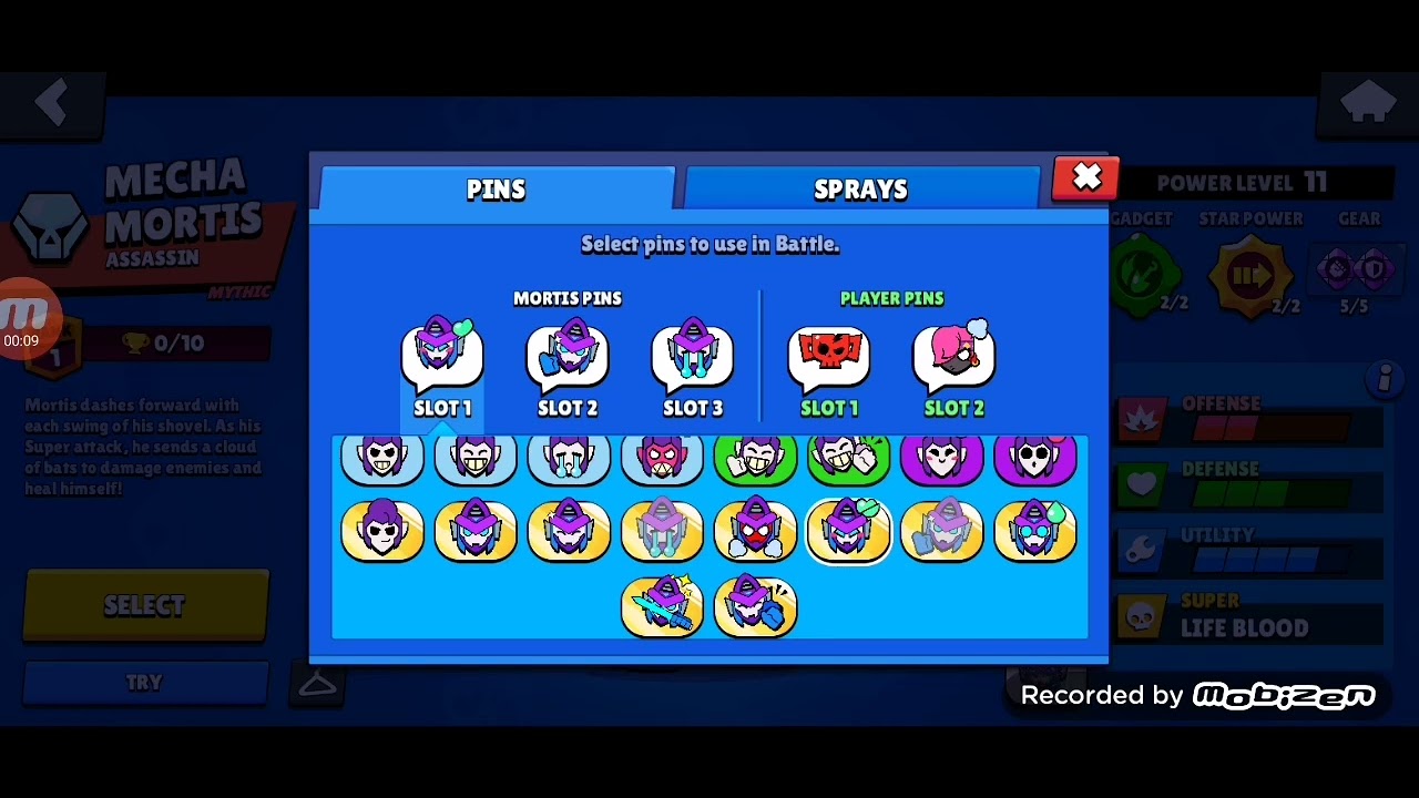 All pins on the new mortis skin(mecha mortis) - YouTube