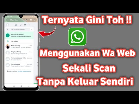 Cara menggunakan Whatsapp web Agar tidak keluar sendiri 2022 - YouTube
