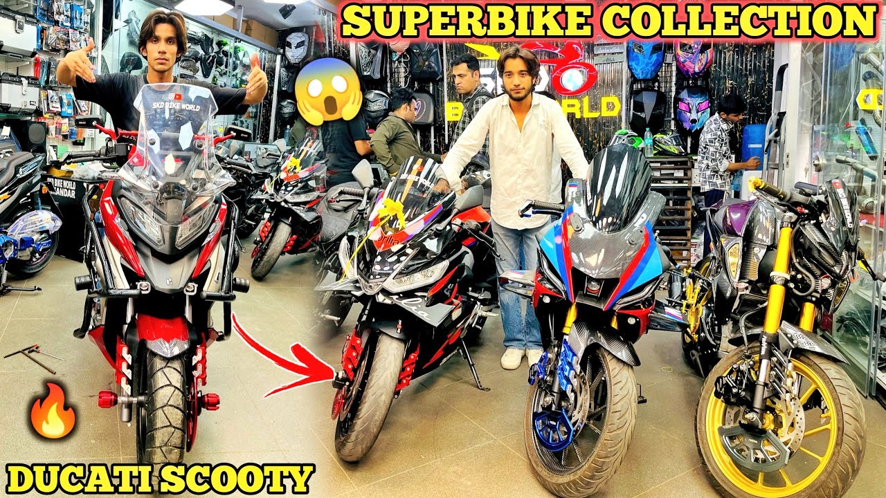 Biggest SuperBike Collection😱Ducati Scooty Launch First Time in India😍 ...
