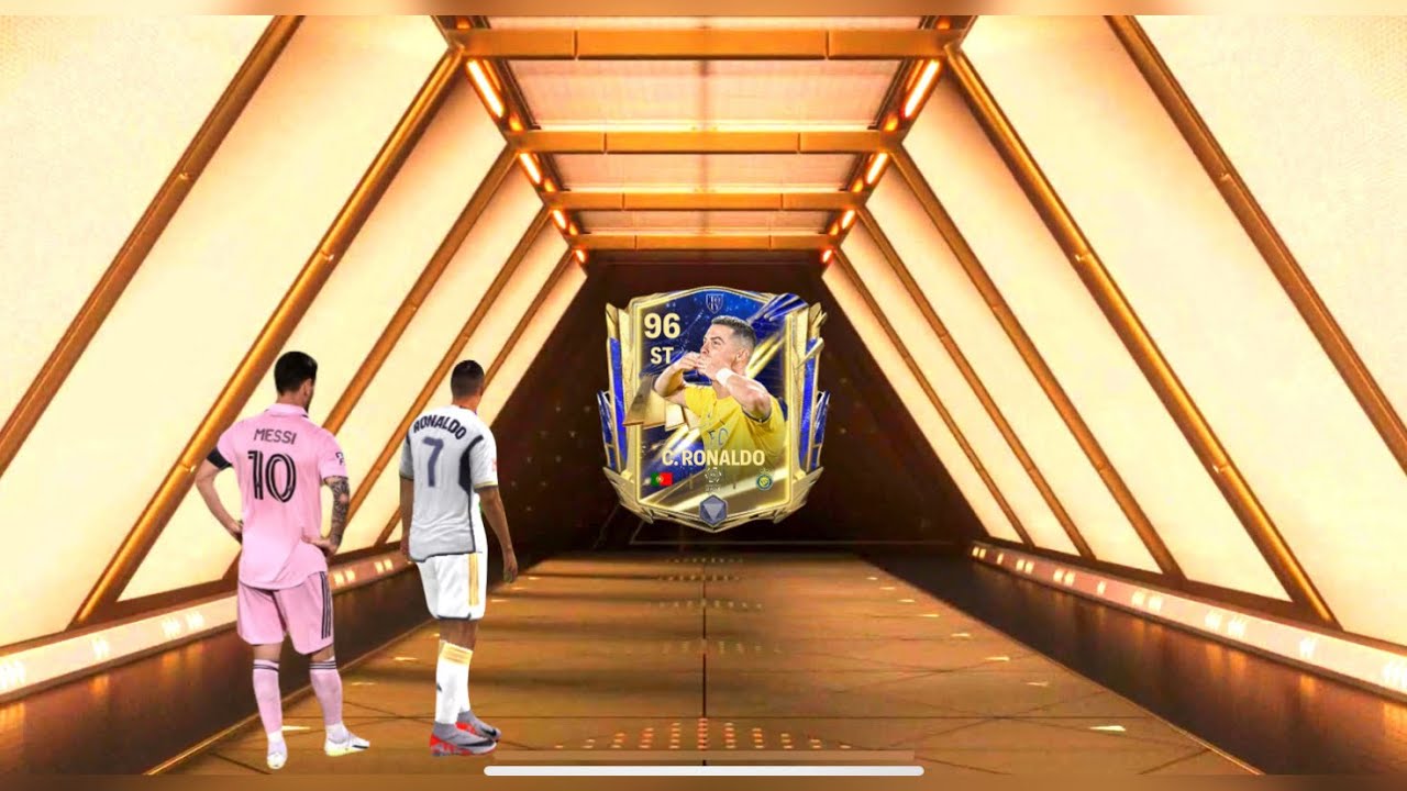 Fc mobile pack opening | ea fc mobile cr7 H2H match - football gameplay ...