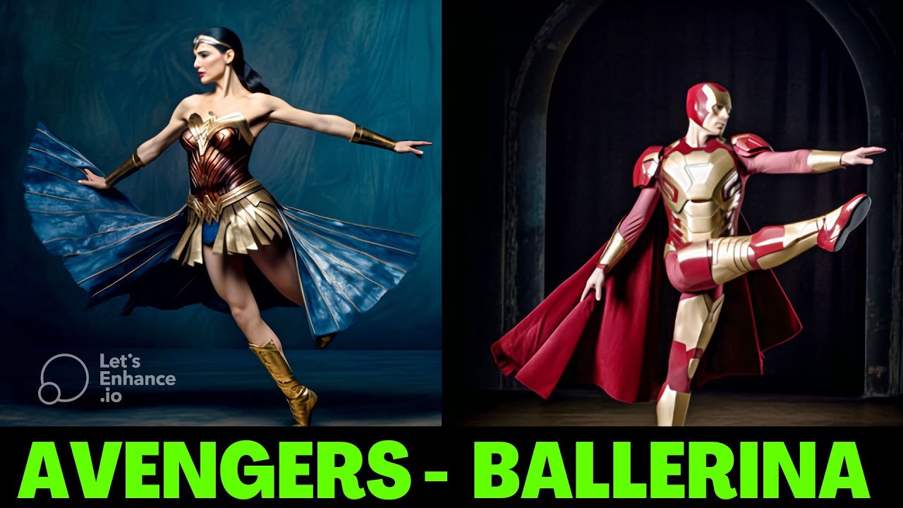 Ballet show with superheroes - YouTube