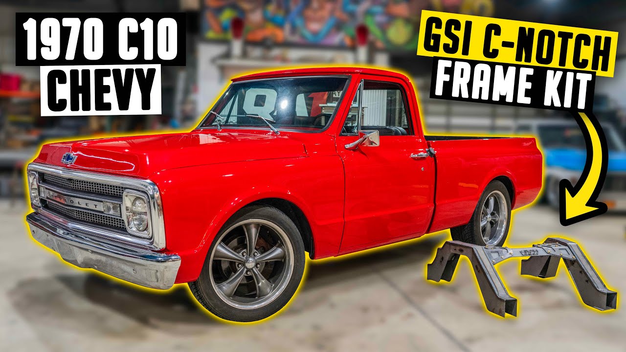 How to C-Notch & Bag a C10 Truck - Slammed Small Block Chevy C10 Ep. 1 ...