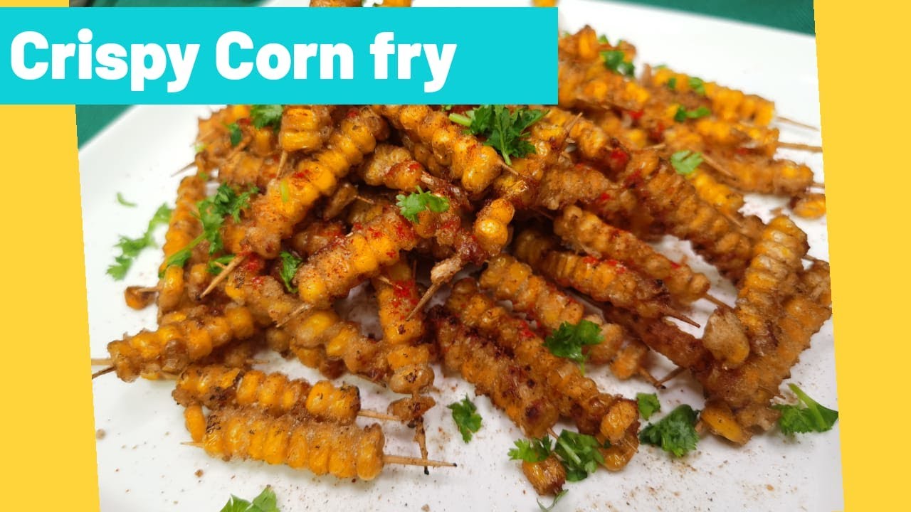 Crispy Corn Fry Recipe | Masala Corn Fries - YouTube