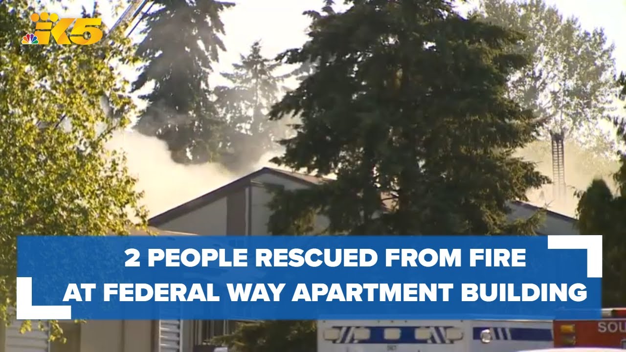 2 people rescued from Federal Way apartment building during 3-alarm ...