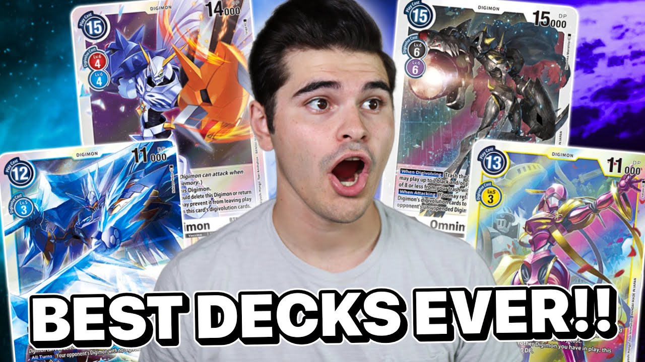 ALL My Digimon TCG Decks for the Set 5 Format!! | Digimon Card Game ...