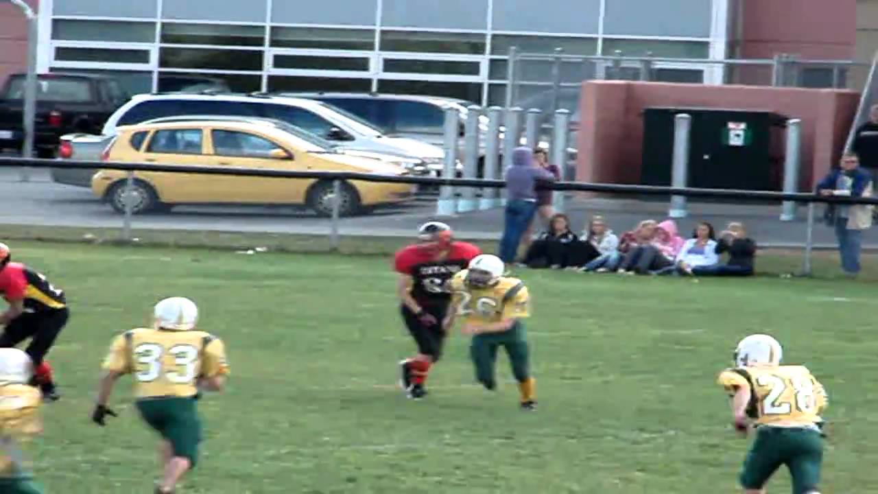 Timberlea Titans Bantam game 1 Sept 11 2010 - YouTube