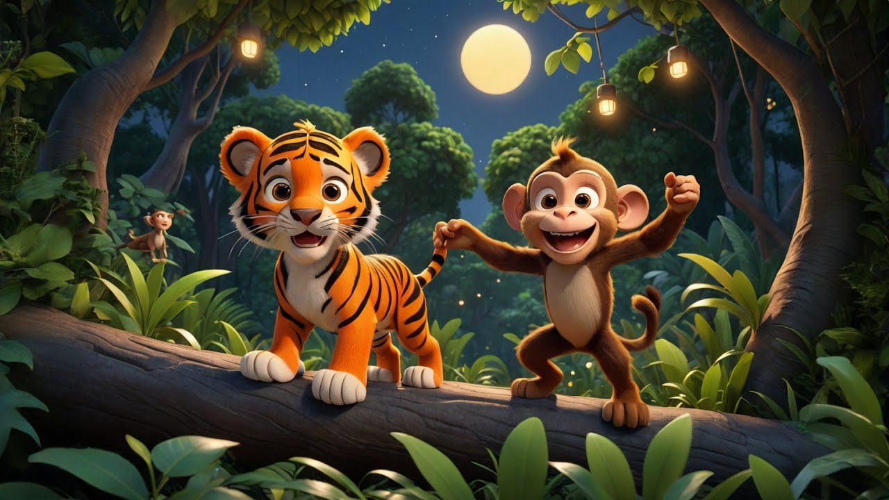 THE LOSTR TIGER CUB | ANIMALS | CHU CHU KIDDOS | KIDSSONG | KIDS POEM ...